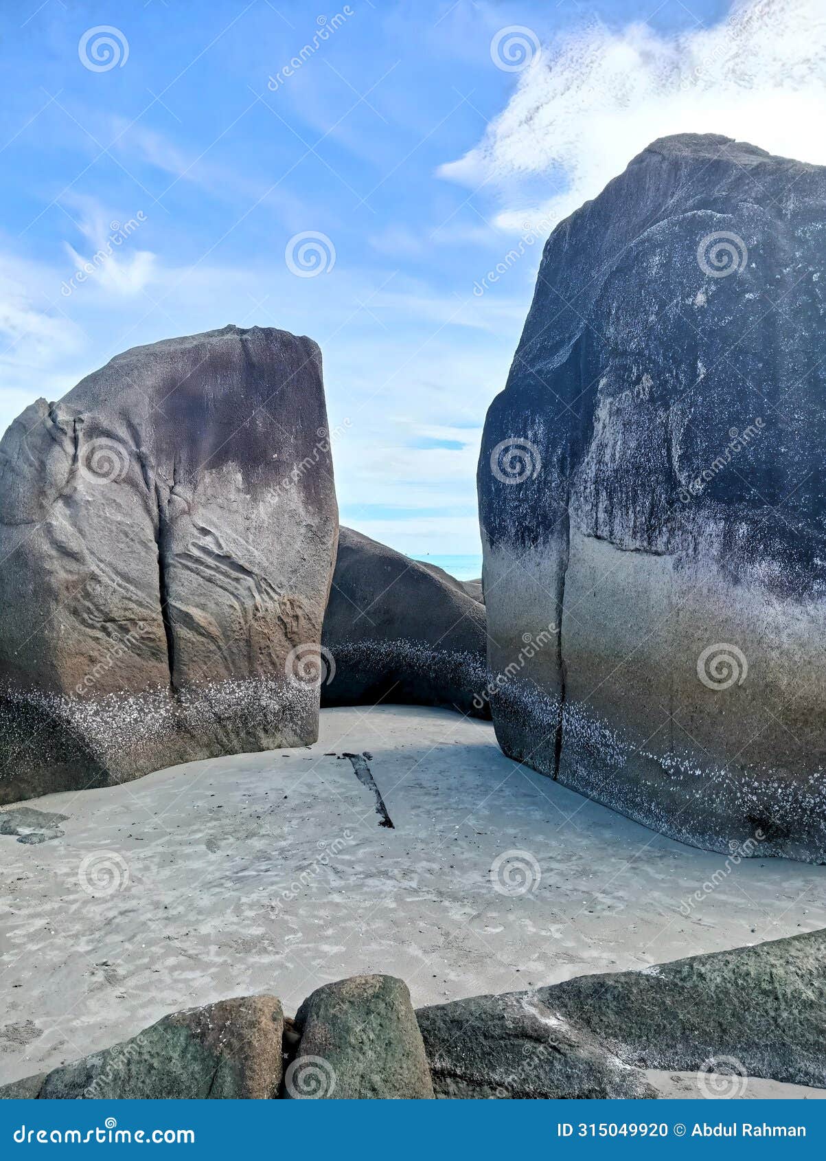 Natural Large Rocks on the Beach Stock Photo - Image of sculpture, view ...
