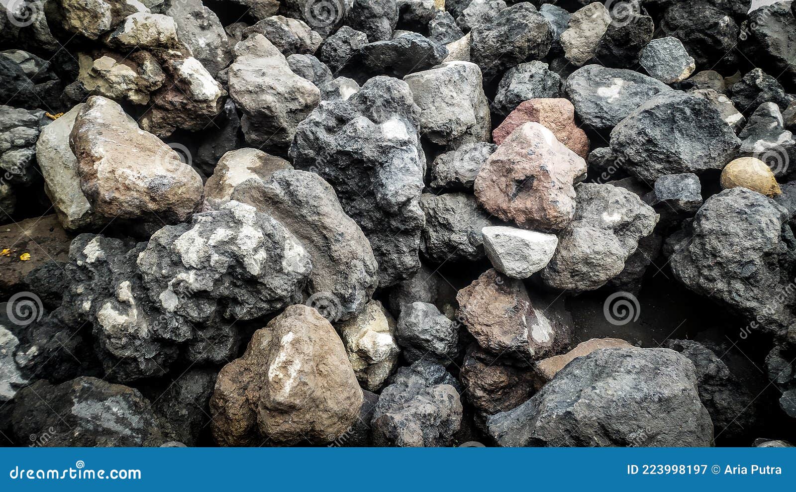 Natural lava rocks stock image. Image of soil, stonewall - 223998197