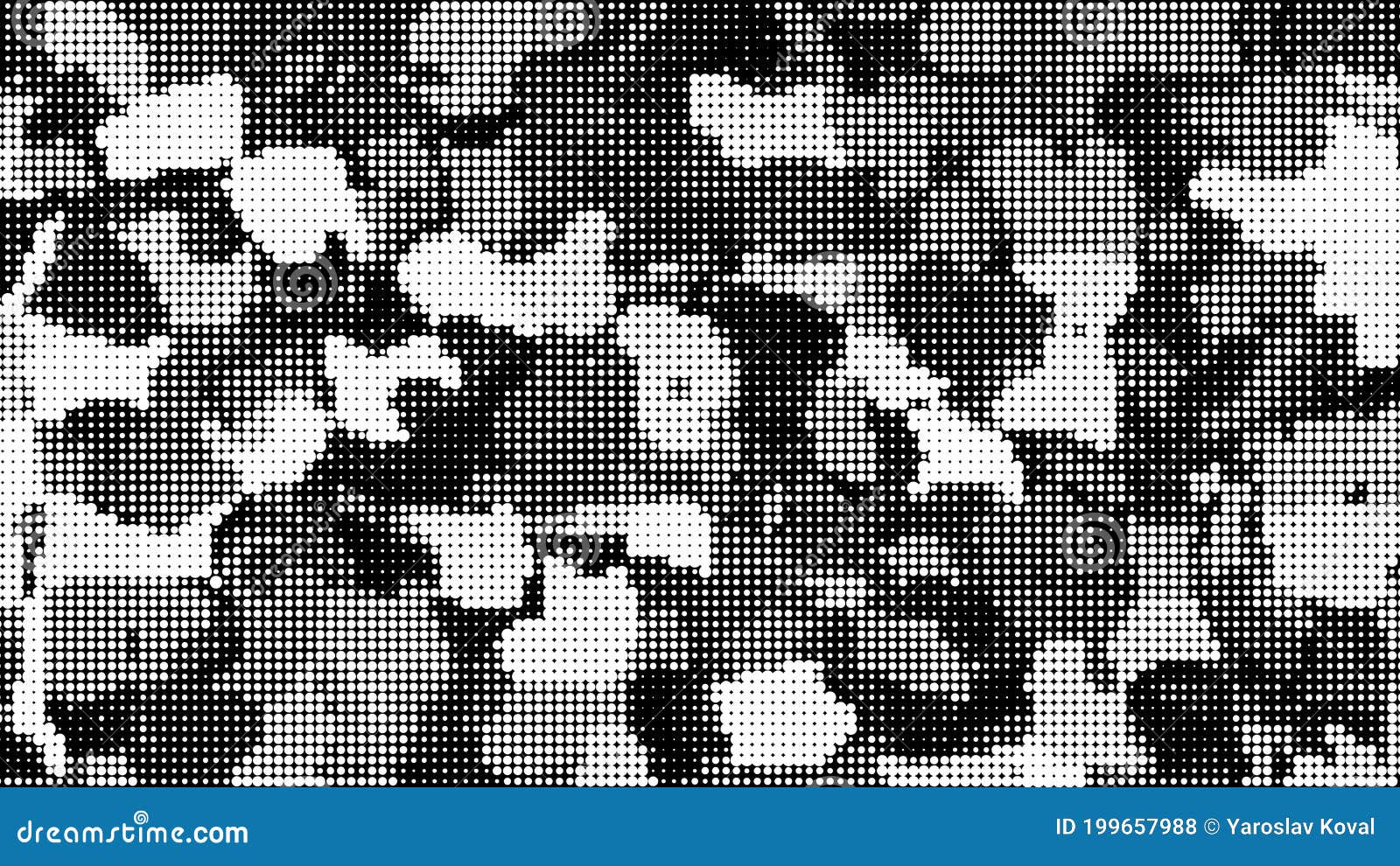 Natural Leaf from Dots. Vector Detailed Background. Isolated Layers ...