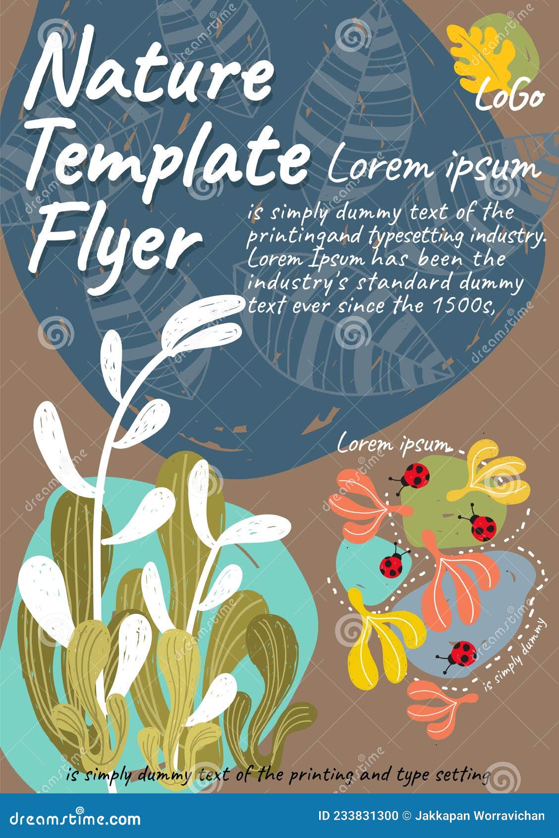 Natural Leaflet Abstract Background Illustration Vector 05 Stock Vector ...