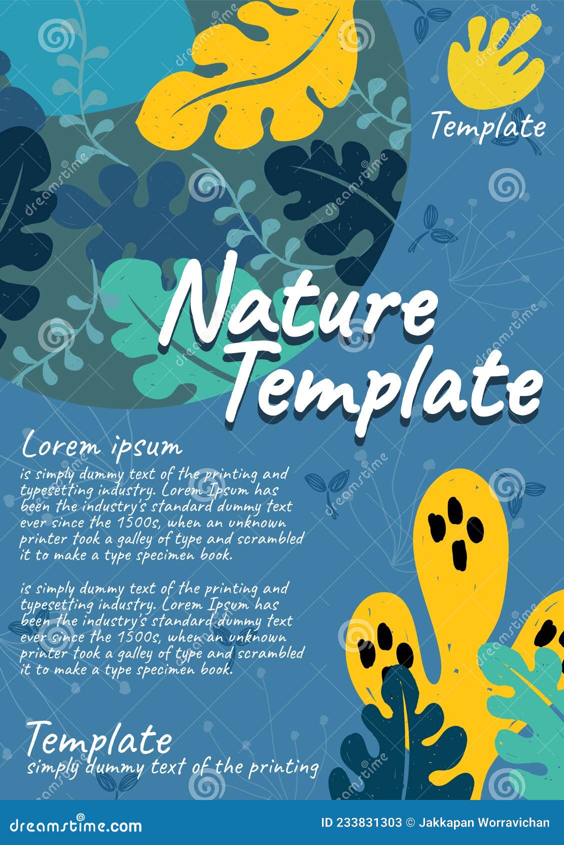 Natural Leaflet Abstract Background Illustration Vector 01 Stock Vector ...
