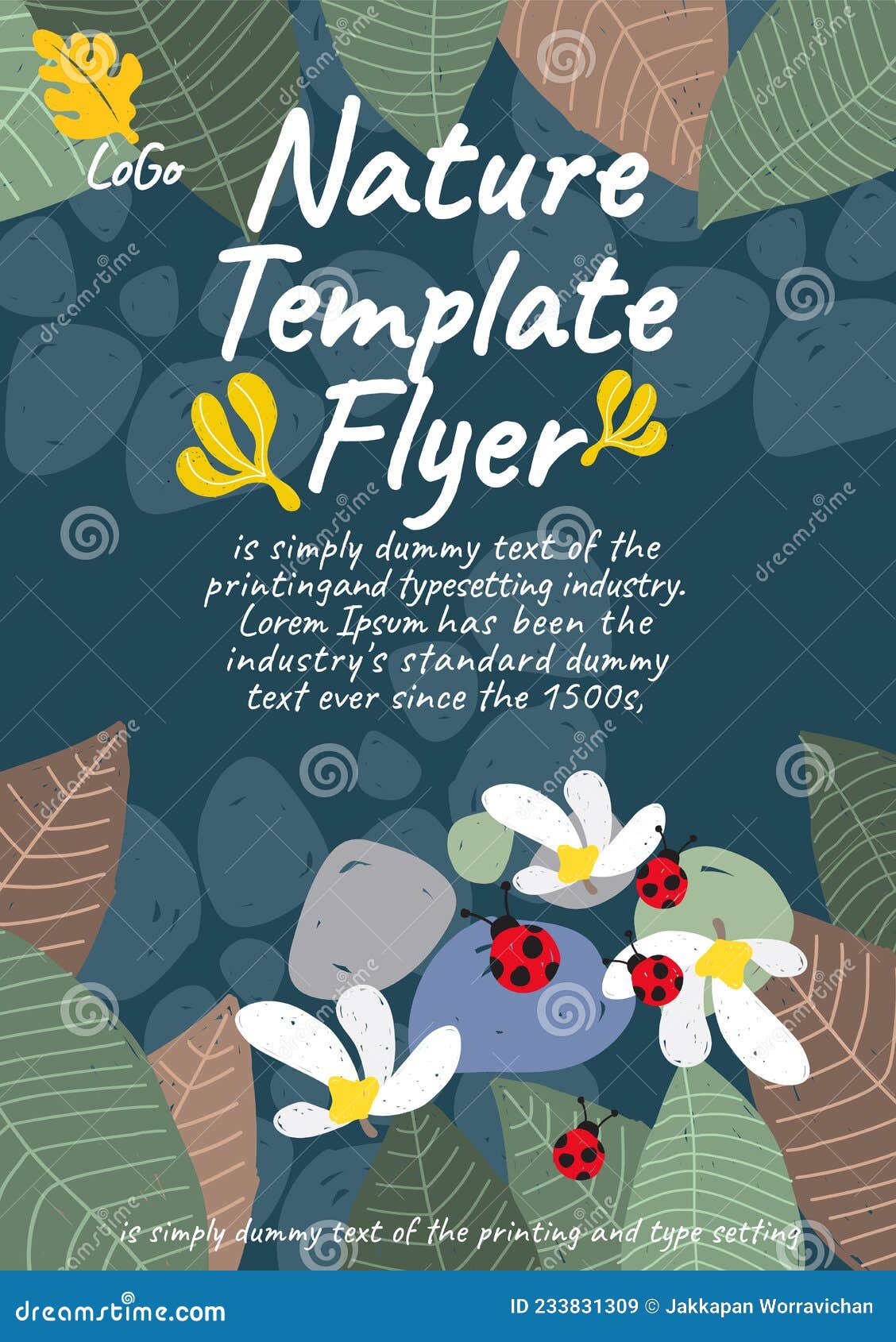 Natural Leaflet Abstract Background Illustration Vector 06 Stock Vector ...