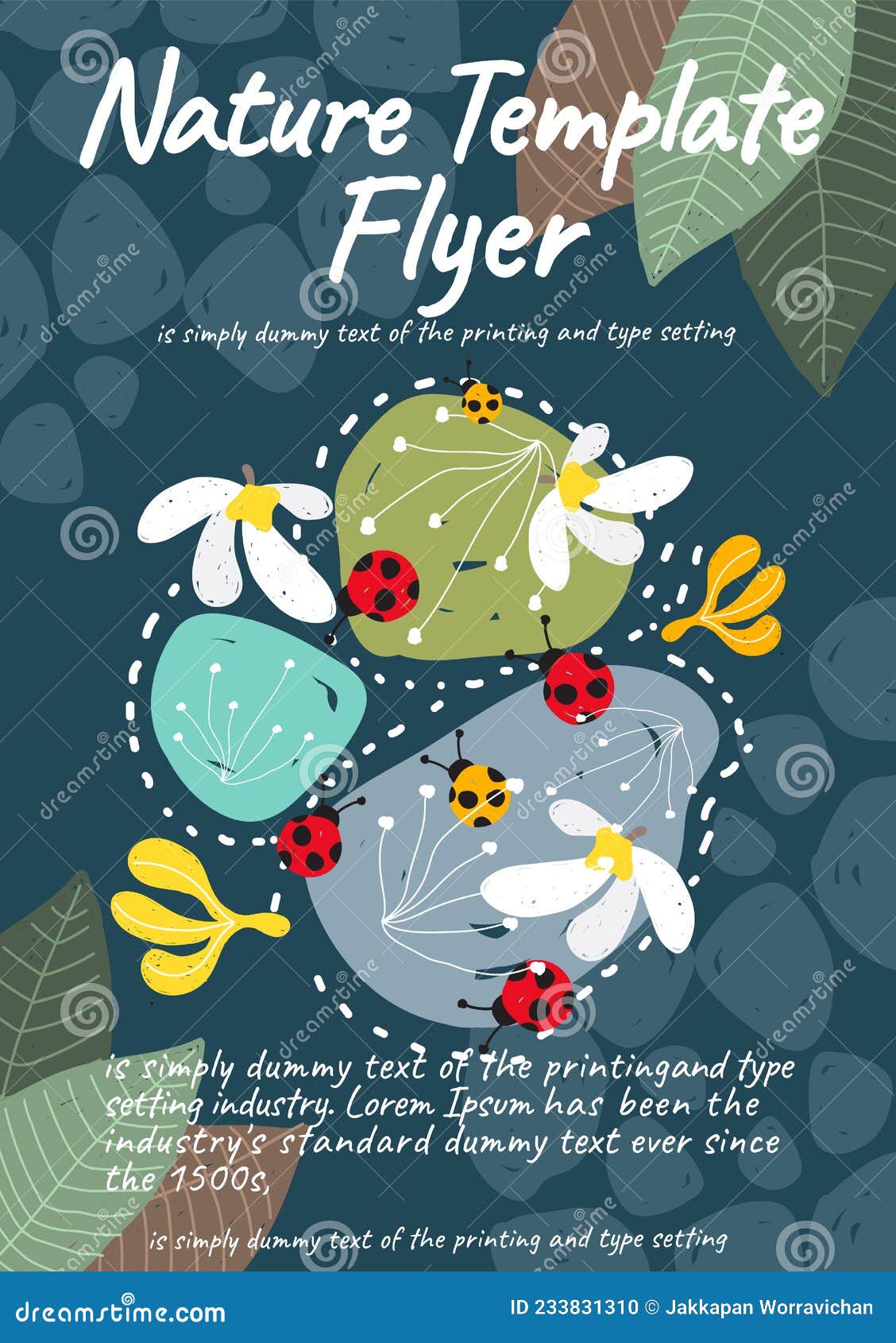 Natural Leaflet Abstract Background Illustration Vector 07 Stock Vector ...