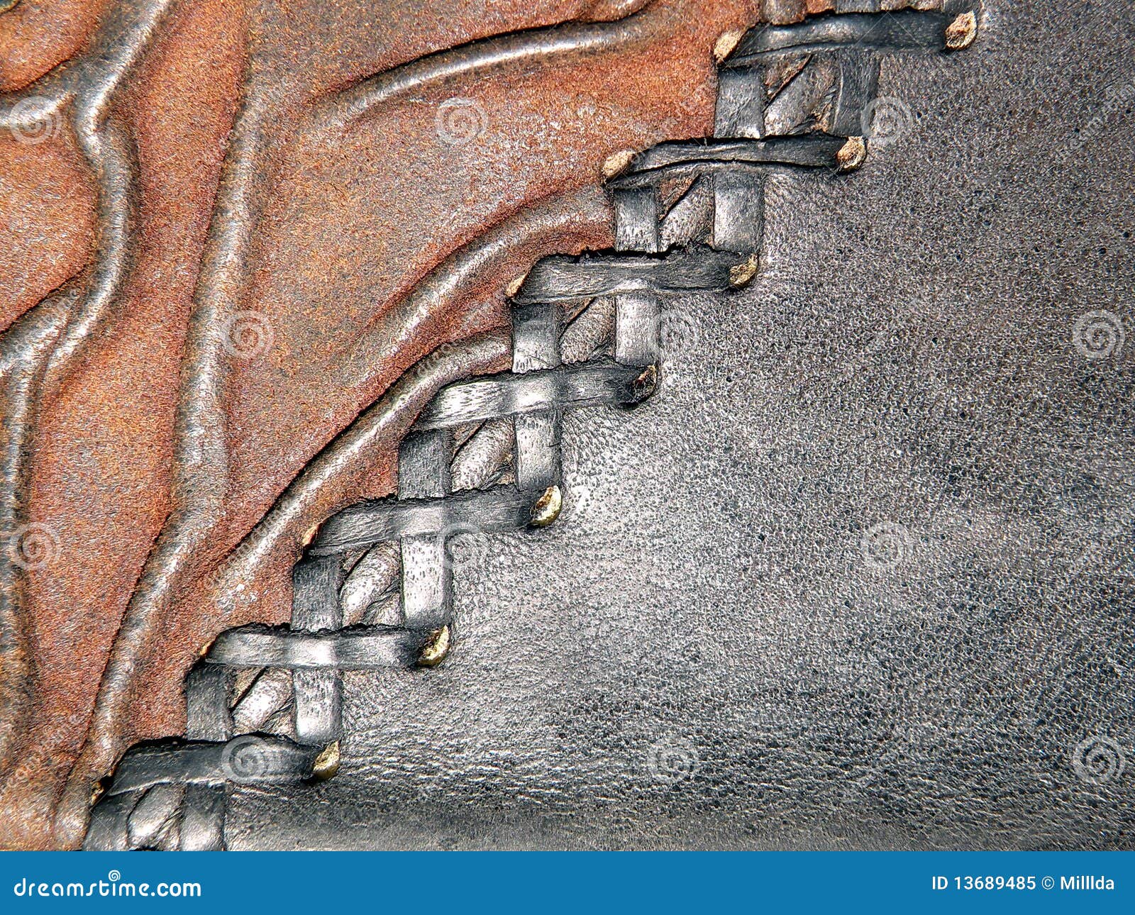 Natural leather stock image. Image of grungle, natural - 13689485