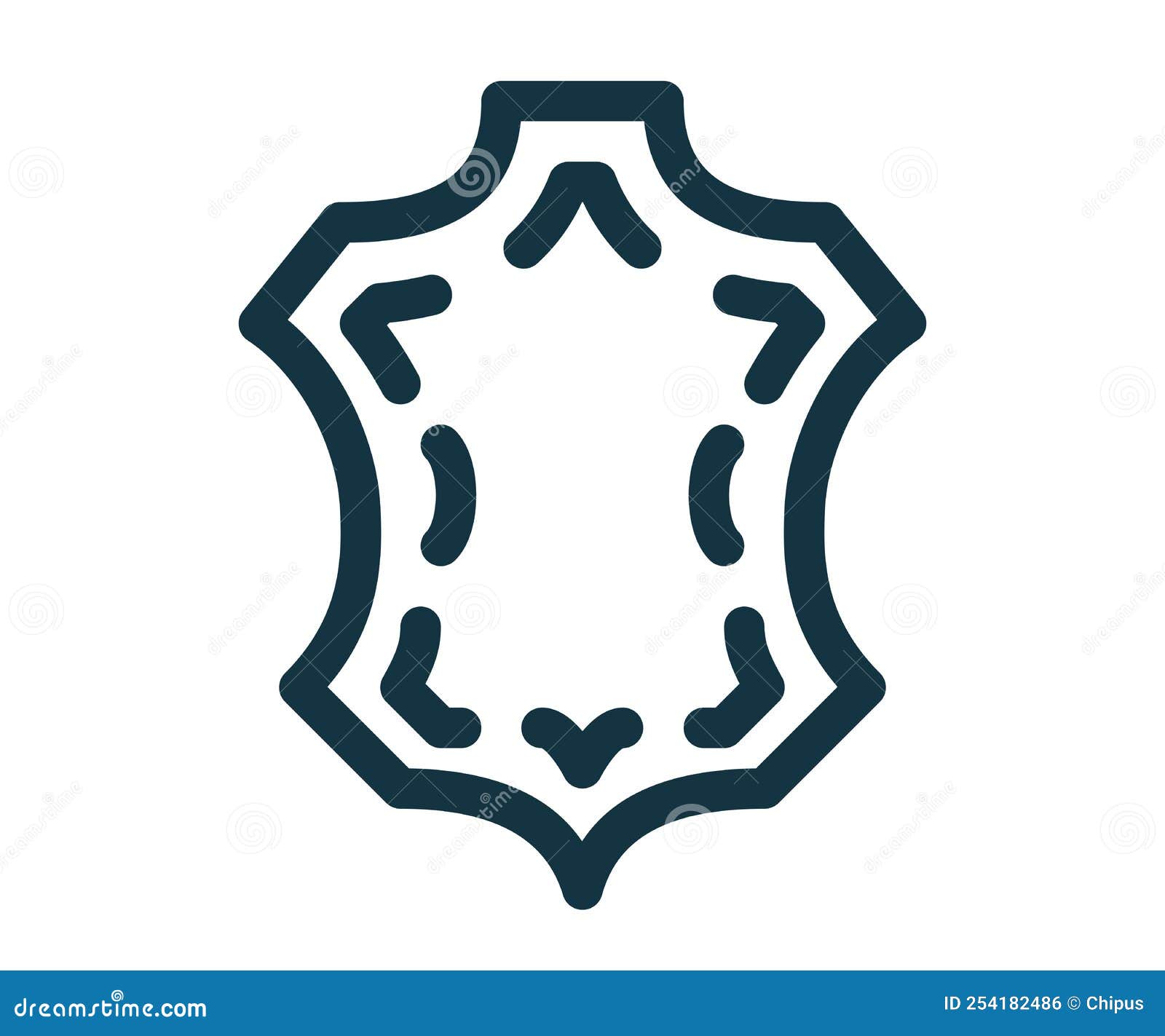 Natural Leather Icon. Natural Product Material. Stock Vector ...