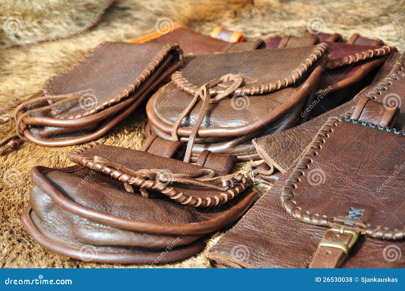 Red Natural Leather Texture Macro Background Stock Image ...