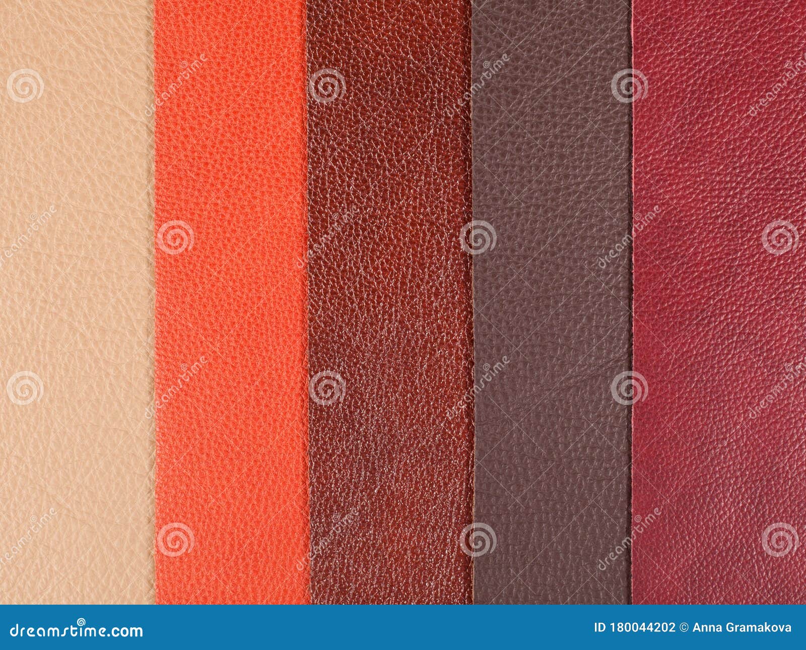 Natural Leather Textures Samples Stock Photo - Image of multi ...
