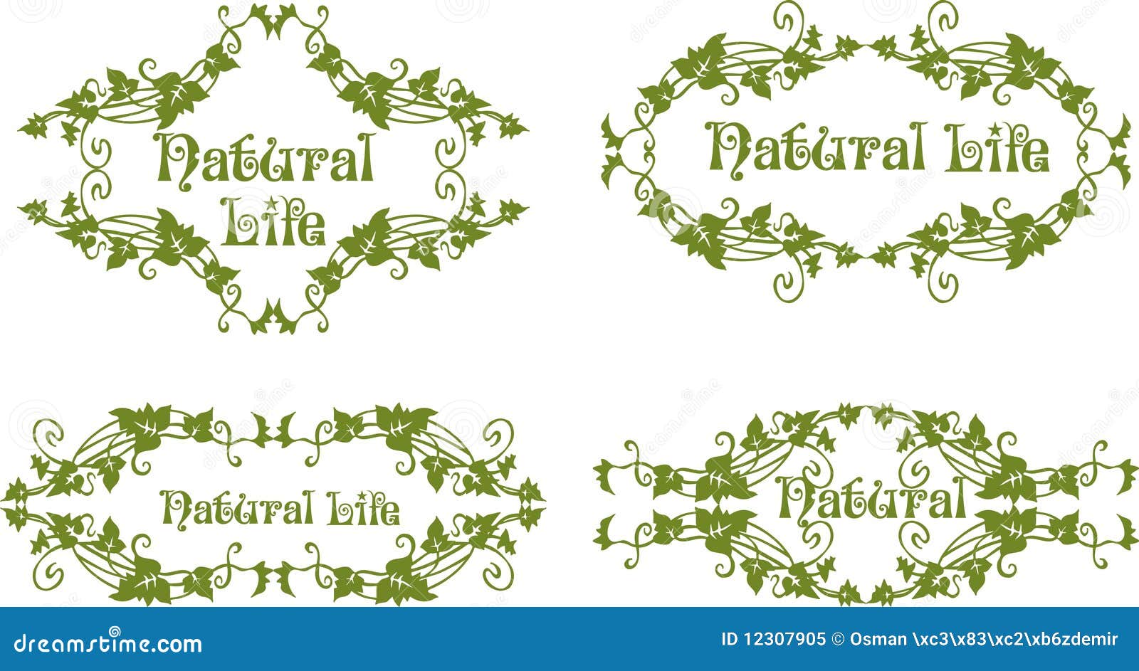 Natural life 01 stock vector. Illustration of artistic - 12307905