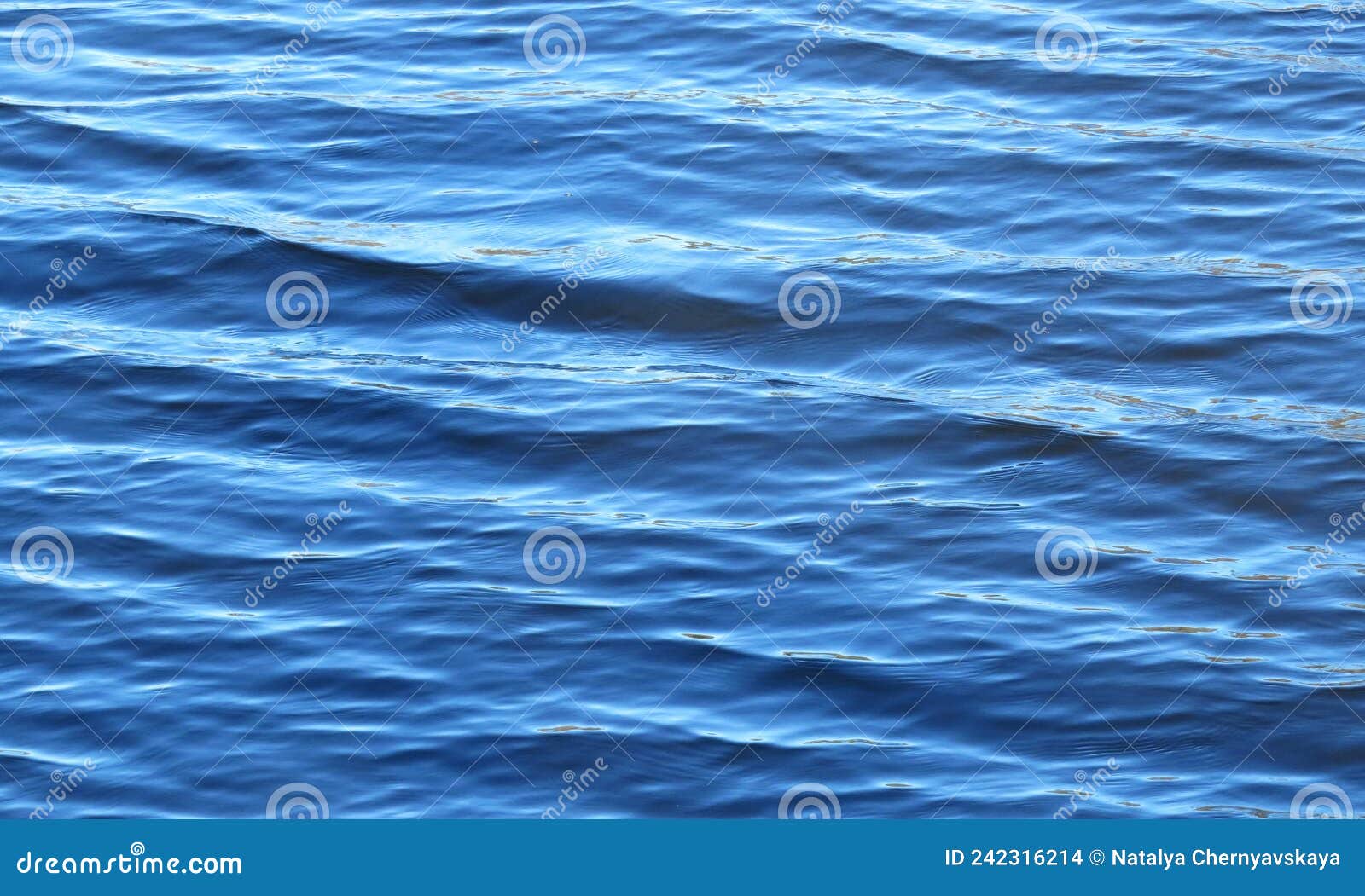Natural Light Blue Ripple Water Surface Stock Photo - Image of marine ...