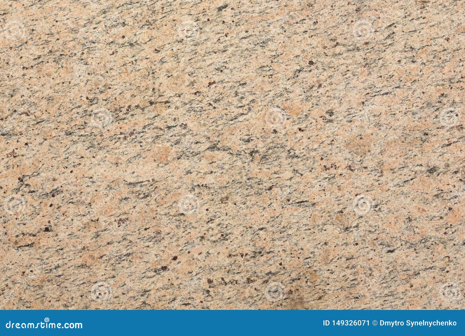 Light Granite With Patterns On The Surface, Called Golden Cascade Stock ...