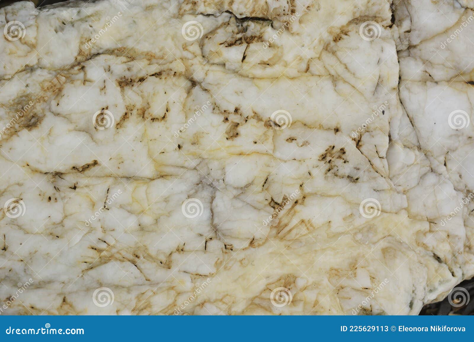 Natural Light Stone with Orange Veins, Texture Close-up Stock Image ...