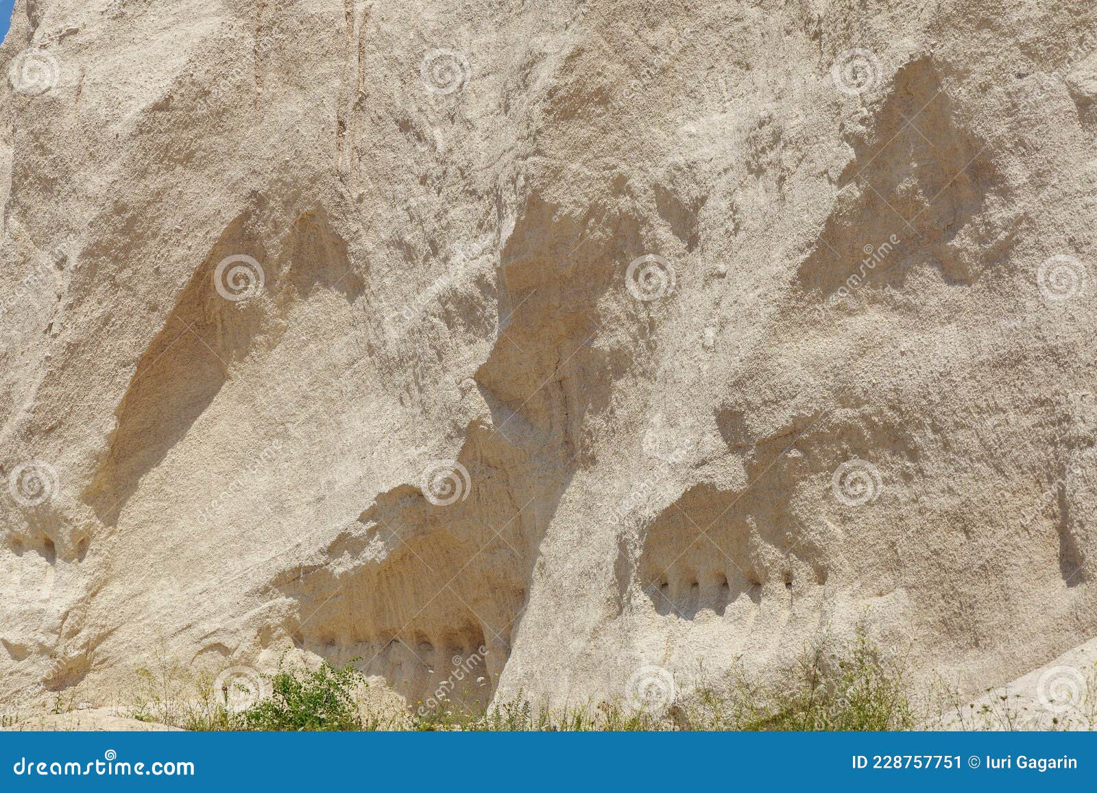 Natural Limestone. Rough Textured Surface. Background for Blank or ...