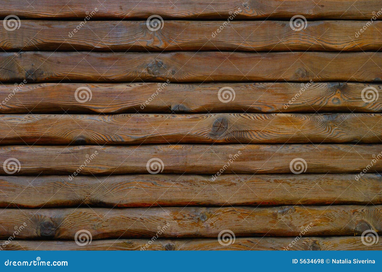 Natural Log Wall stock photo. Image of plank, outdoor - 5634698