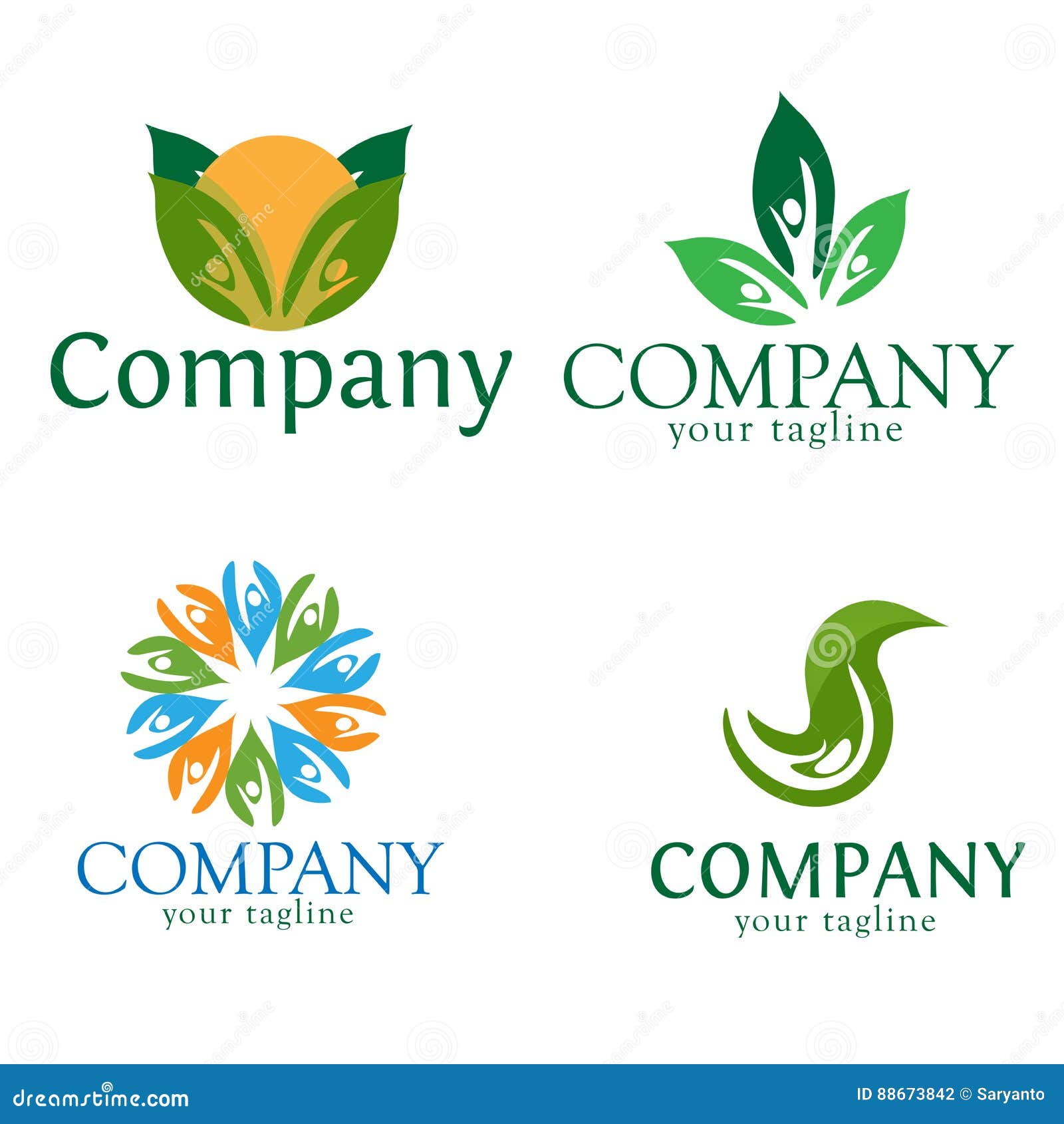 Natural logo design stock vector. Illustration of design - 88673842
