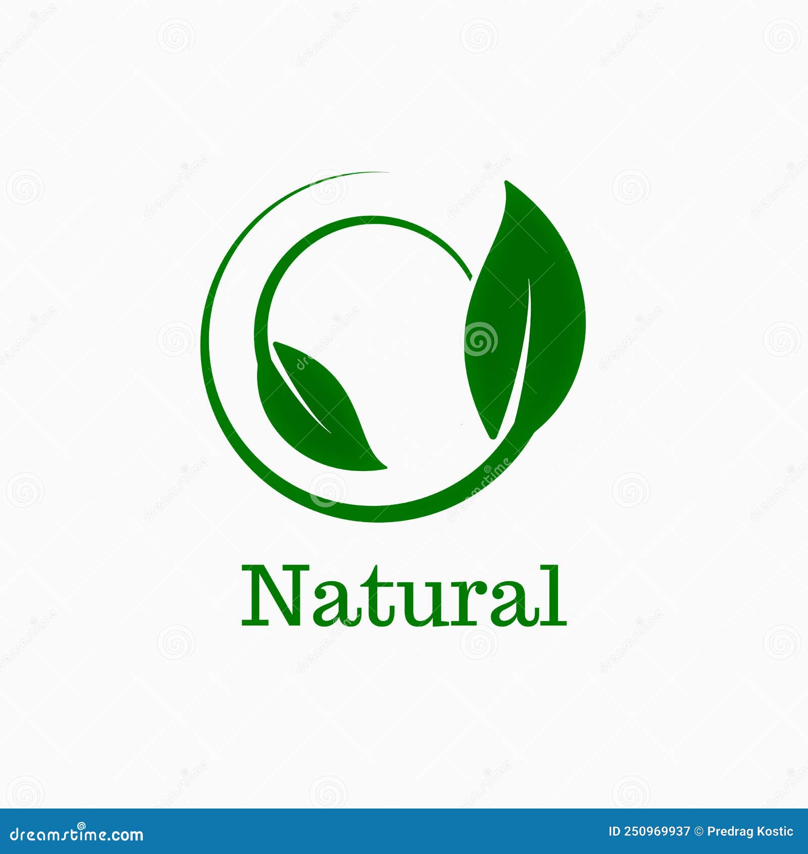 Natural logo design stock illustration. Illustration of energy - 250969937