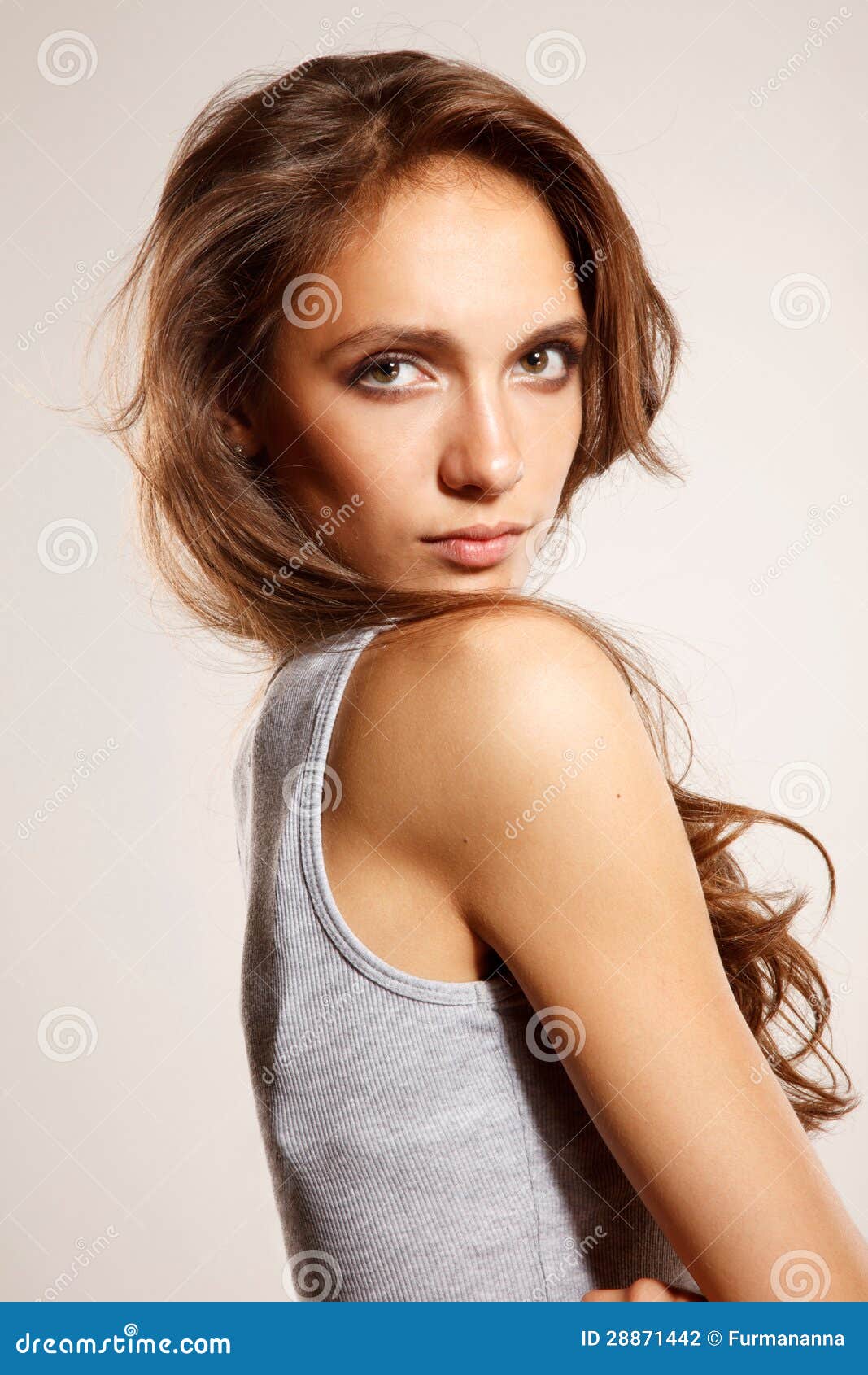 Natural look stock photo. Image of portrait, adult, femininity - 28871442
