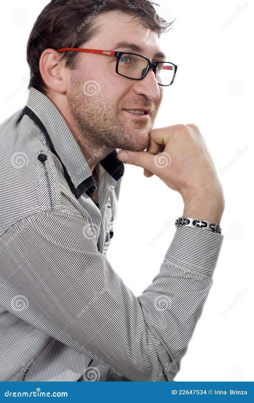 Natural looking young man stock photo. Image of attractive - 22647534