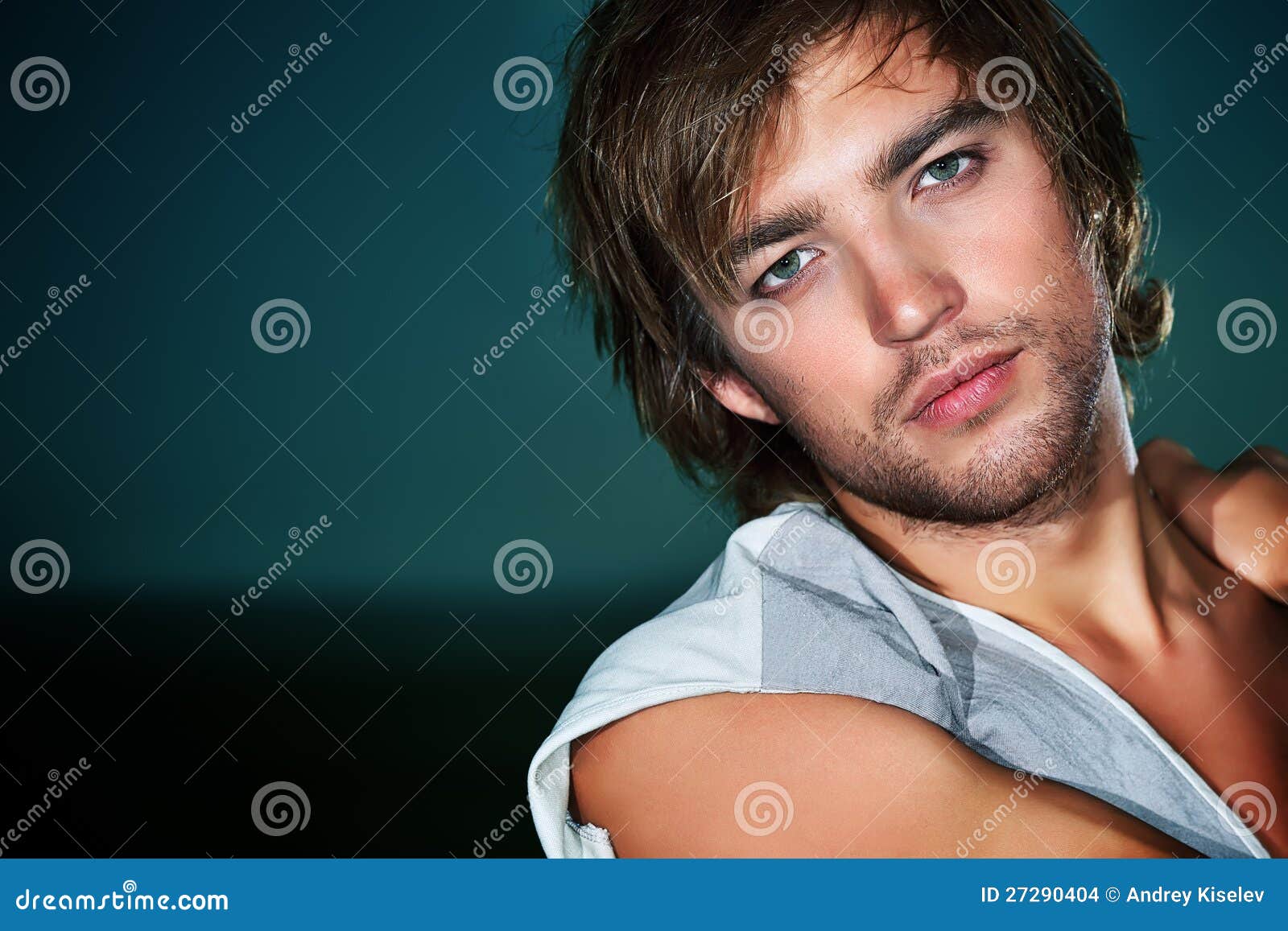 Natural man stock photo. Image of people, dark, handsome - 27290404