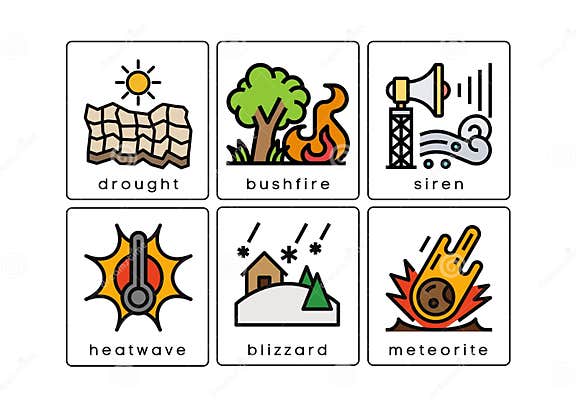 Natural and Man Made Disasters Flashcards Matching Game - 3 Stock ...