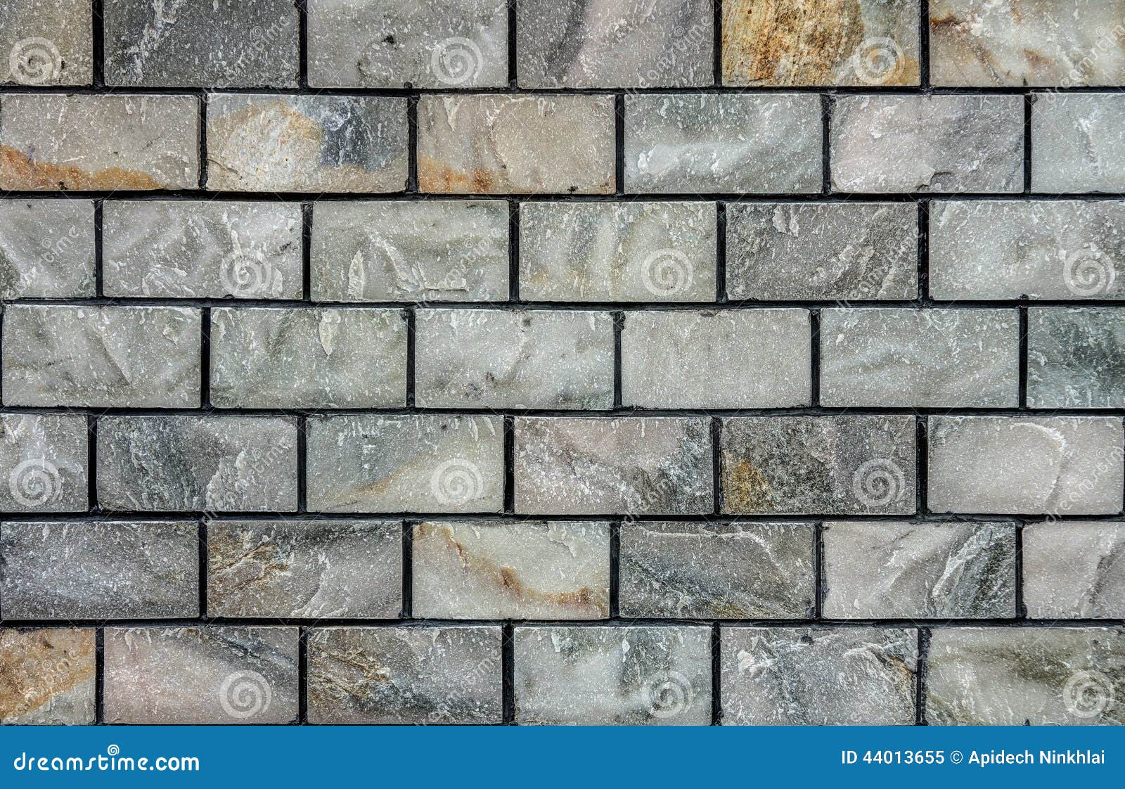 Natural Marble Stone Brick Wall for Background and Texture Stock Image ...