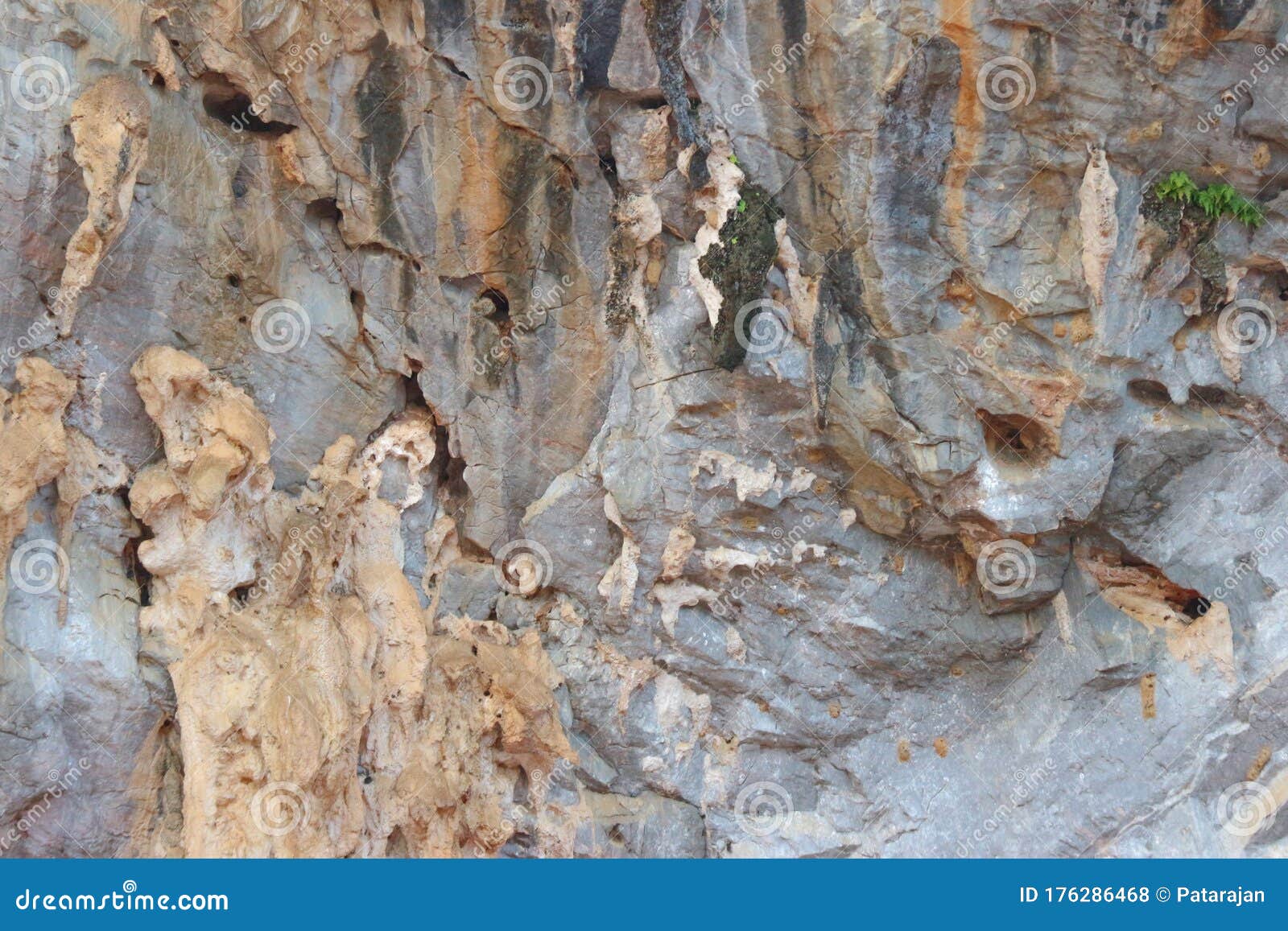 Natural Marble Stone Cliff Precipice Texture Background. Stock Photo ...