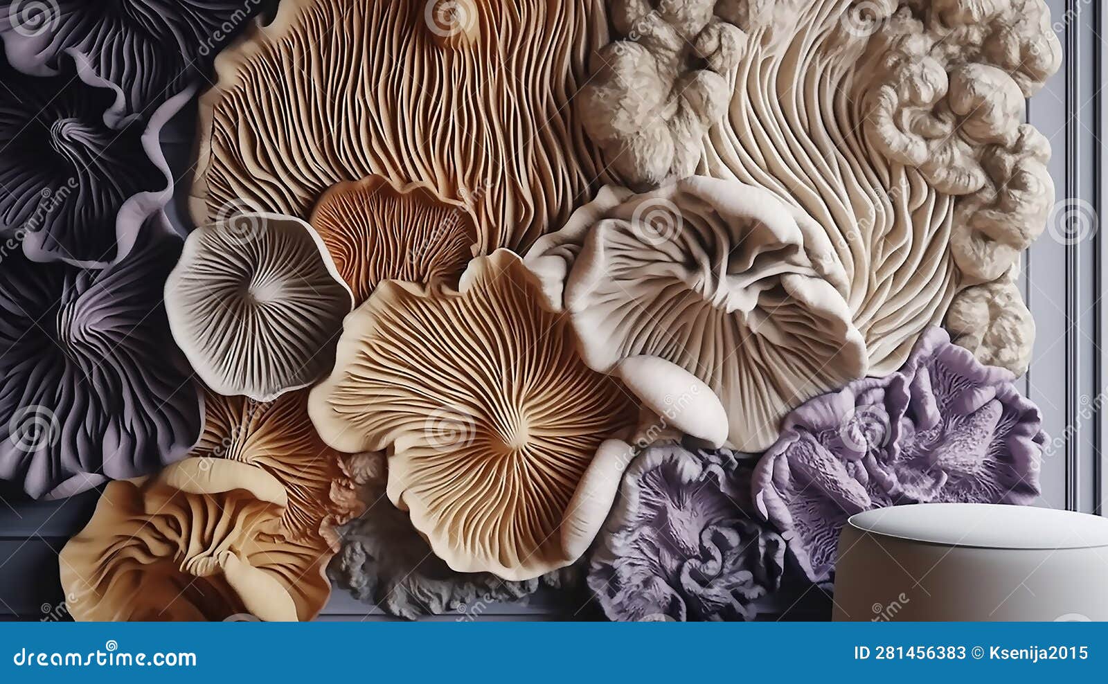 Natural Mativ, Abstract Volumetric Background. Texture on the Theme of ...