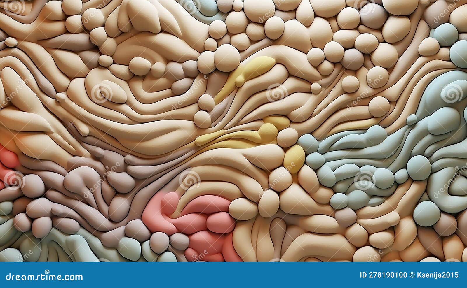 Natural Mativ, Abstract Volumetric Background. Texture Of Naturalness ...