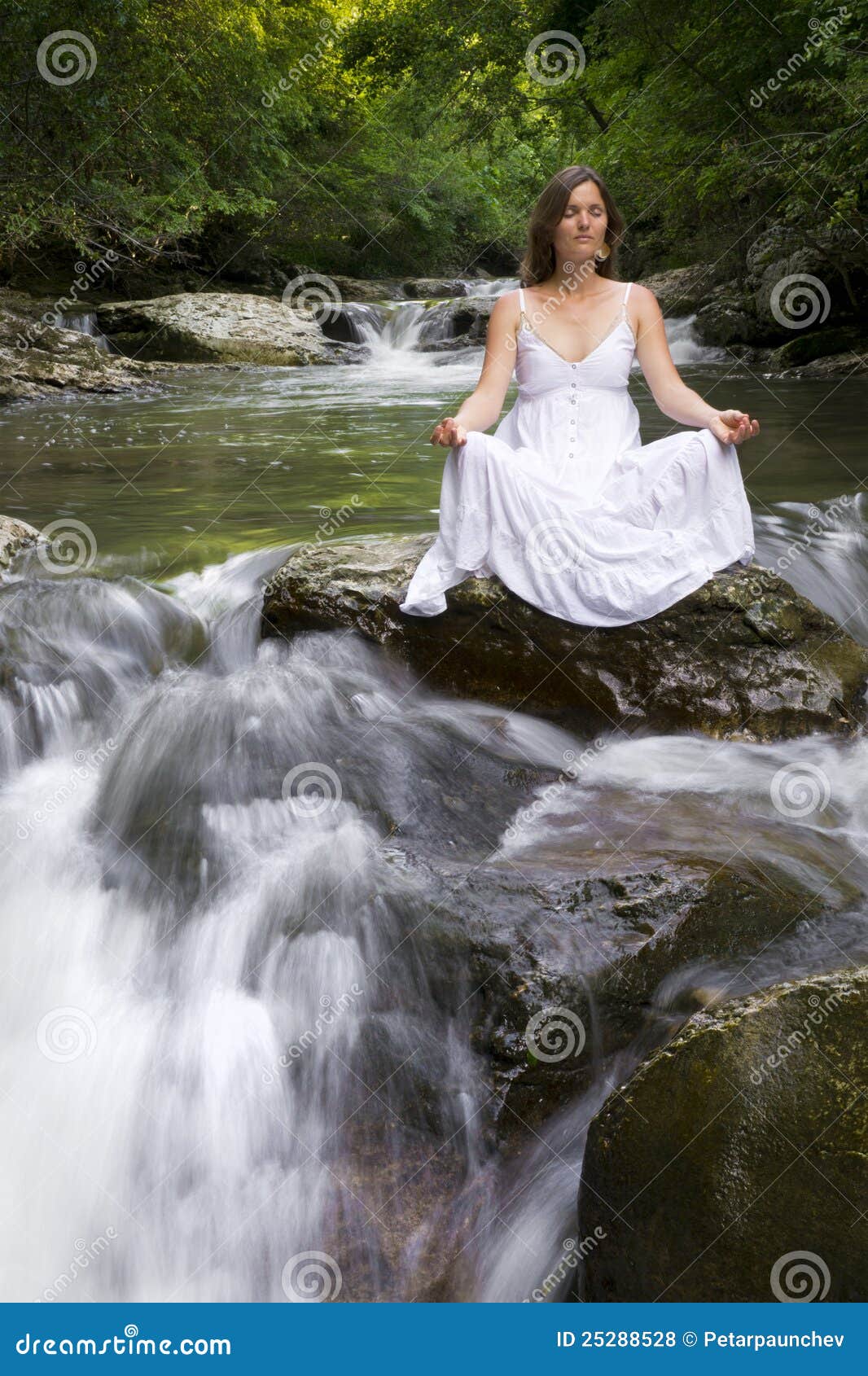 Natural meditation stock photo. Image of healthy, outdoors - 25288528