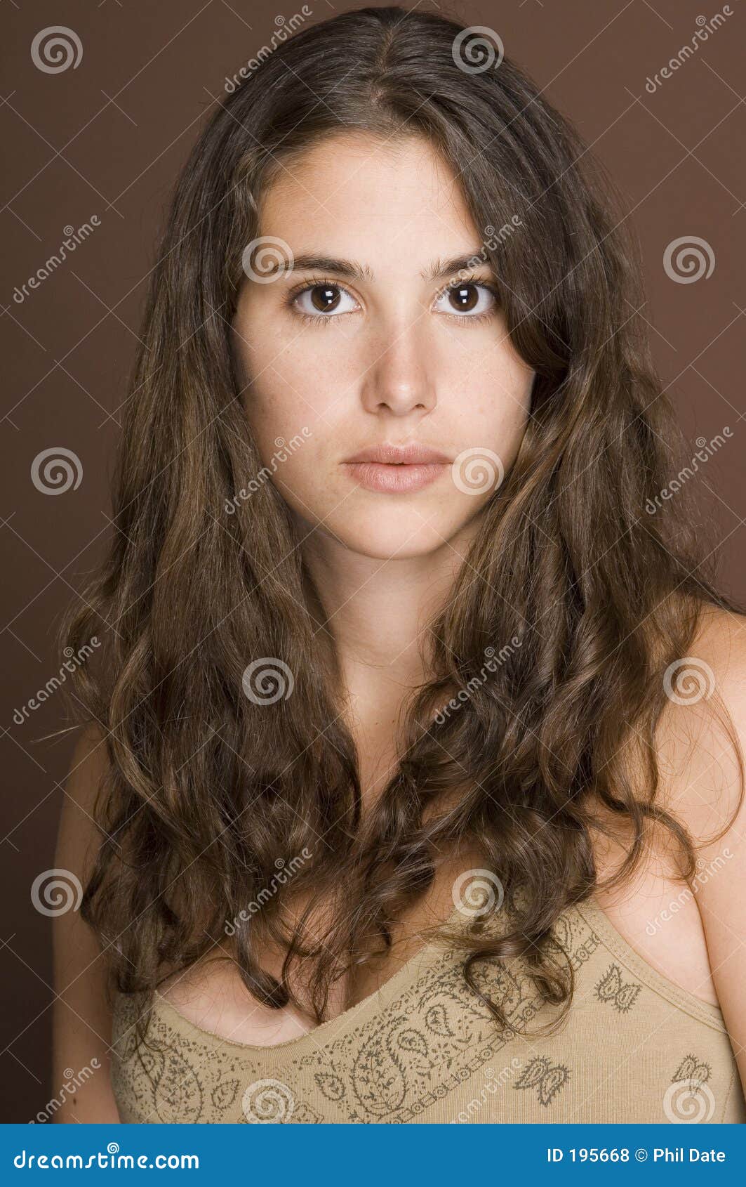 Natural Model 1 stock photo. Image of portrait, skin, model - 195668