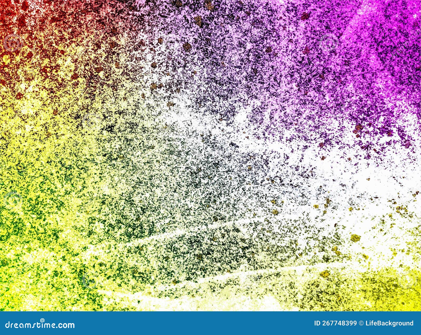 Natural Multicolor Paint Spray. Vector Gradient, Colorful Abstract ...