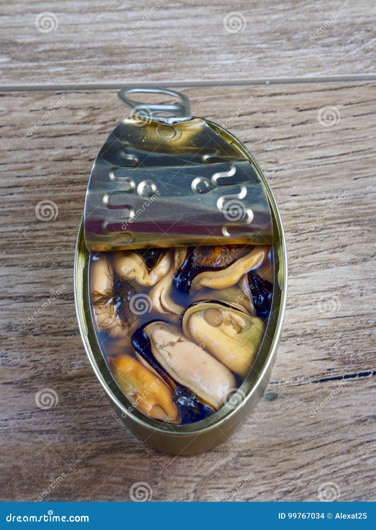 Natural mussels canned stock photo. Image of white, steel - 99767034