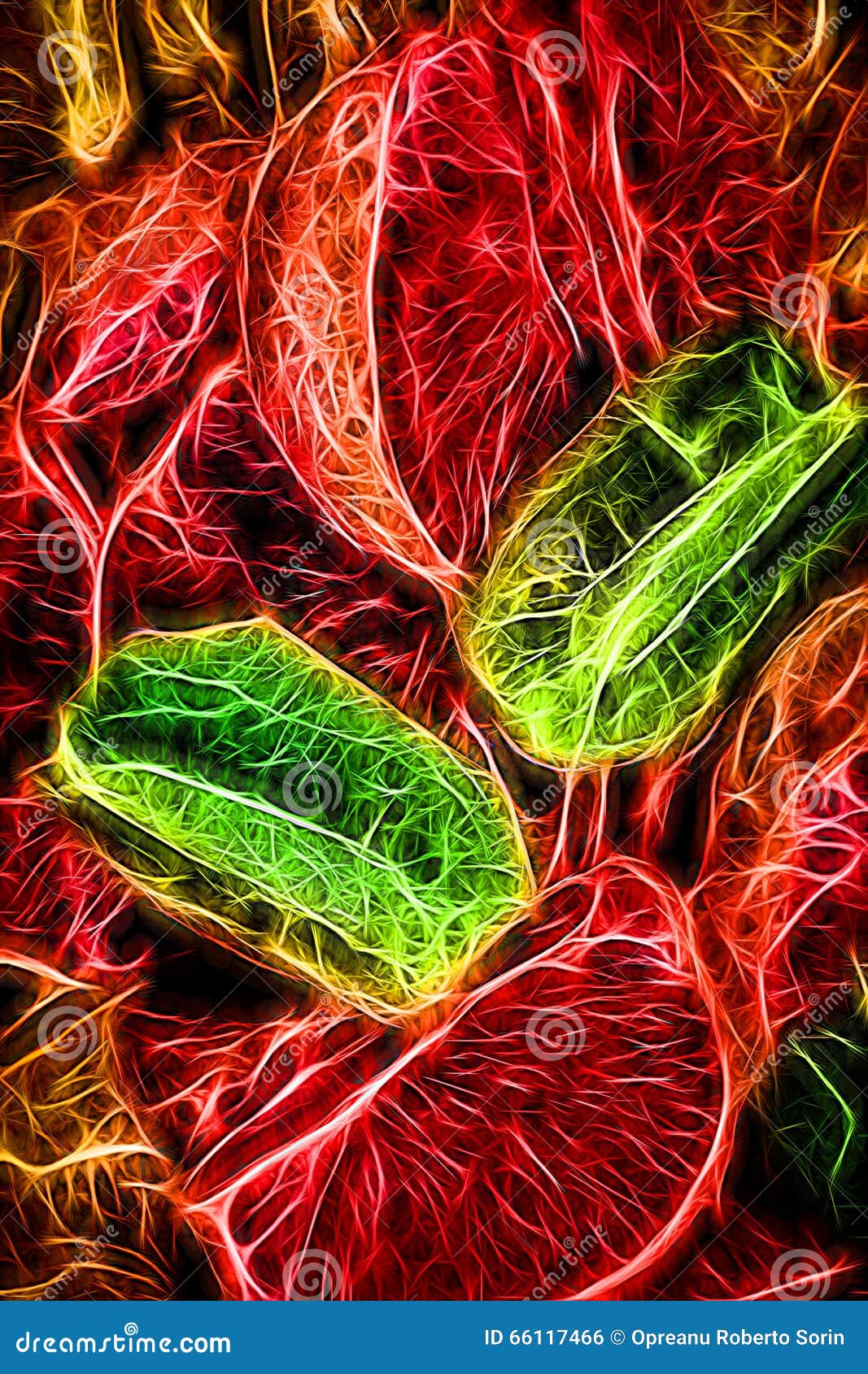 Natural neon lines stock illustration. Illustration of color - 66117466