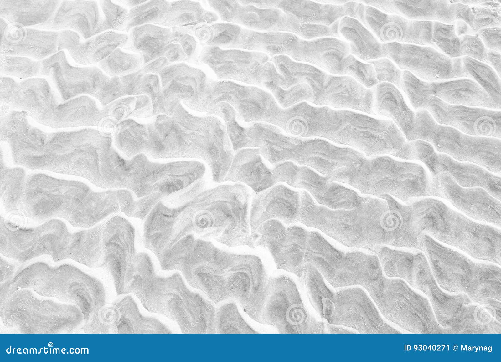 Natural Ocean Beach White Sand Texture Background. Stock Image - Image ...