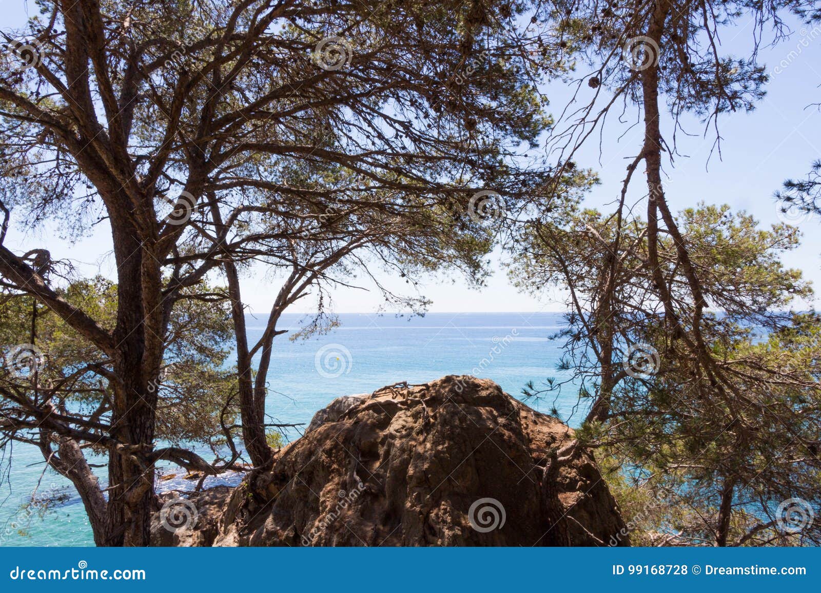Natural ocean framing stock photo. Image of still, stone - 99168728