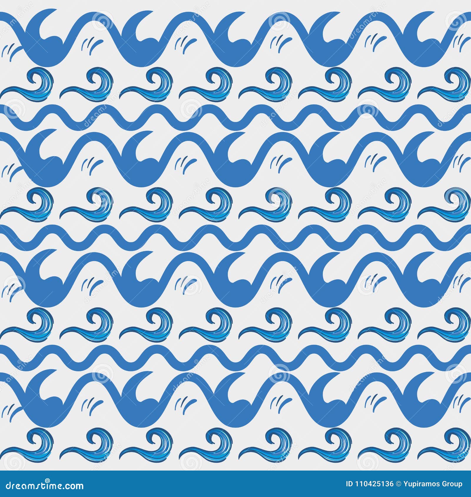 Natural Ocean Waves Background Design Stock Vector - Illustration of ...