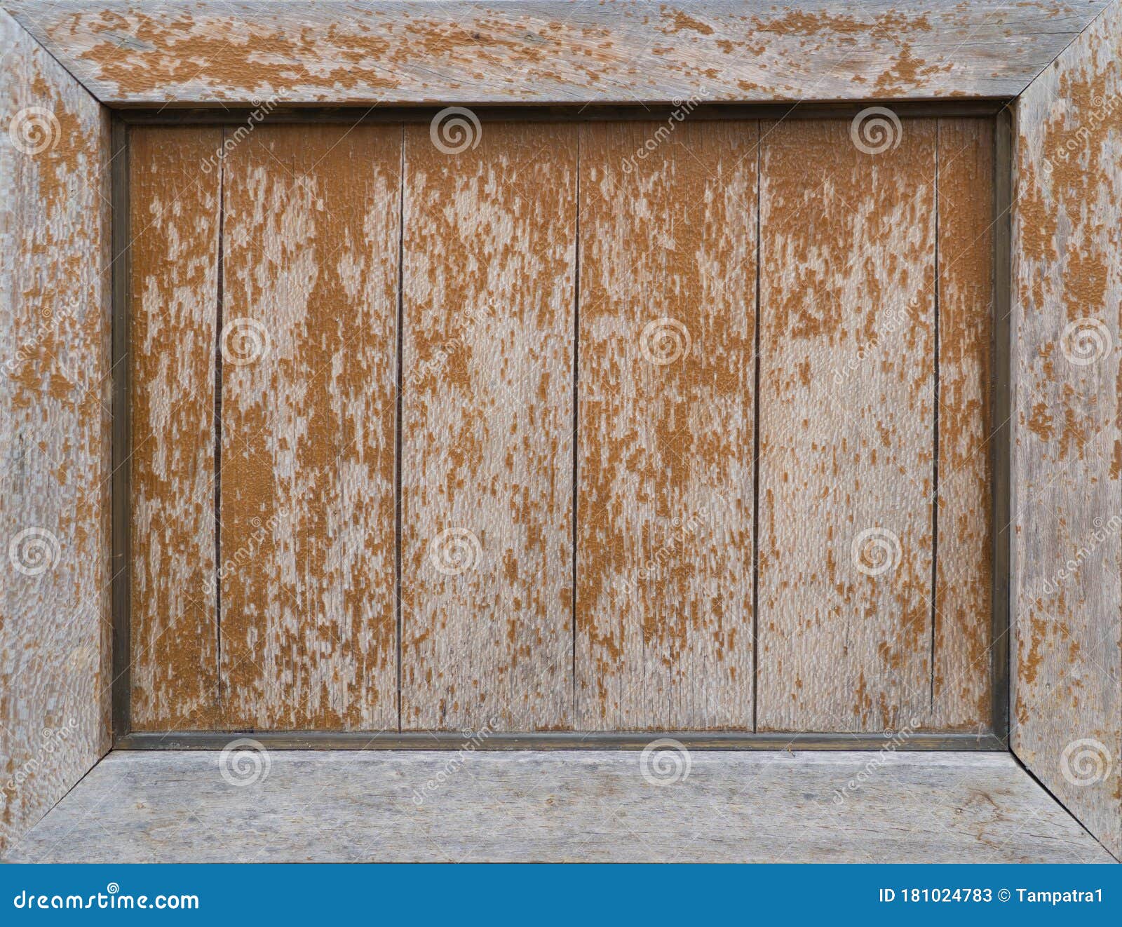 Natural Old Wood Flower Pot or Box Pattern Surface Texture. Close-up of ...