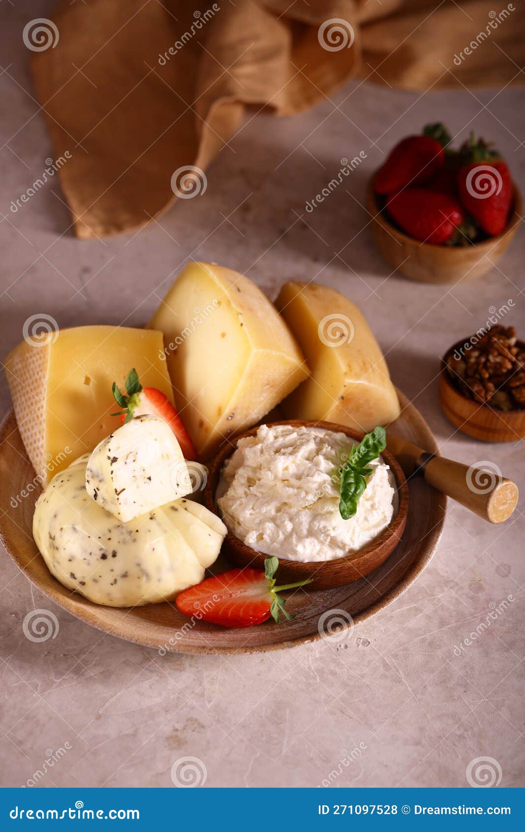 Natural Organic Cheese, Assorted Stock Photo - Image of ingredient ...
