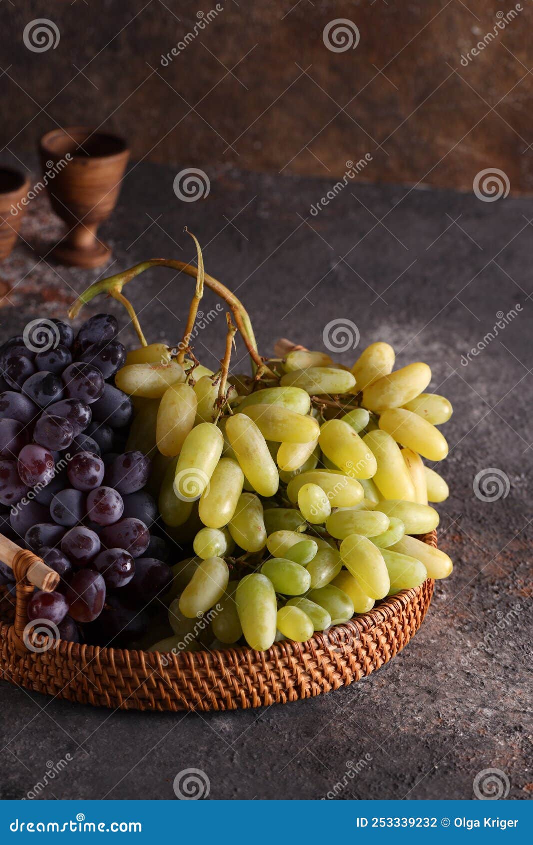 Natural organic grapes stock photo. Image of organic - 253339232
