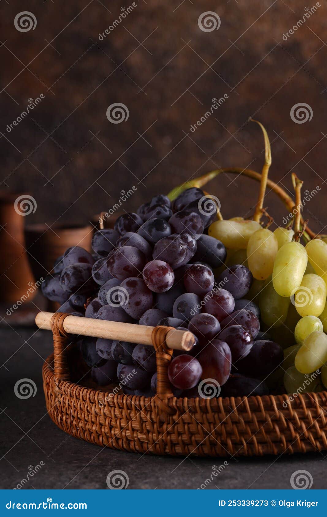 Natural organic grapes stock image. Image of health - 253339273
