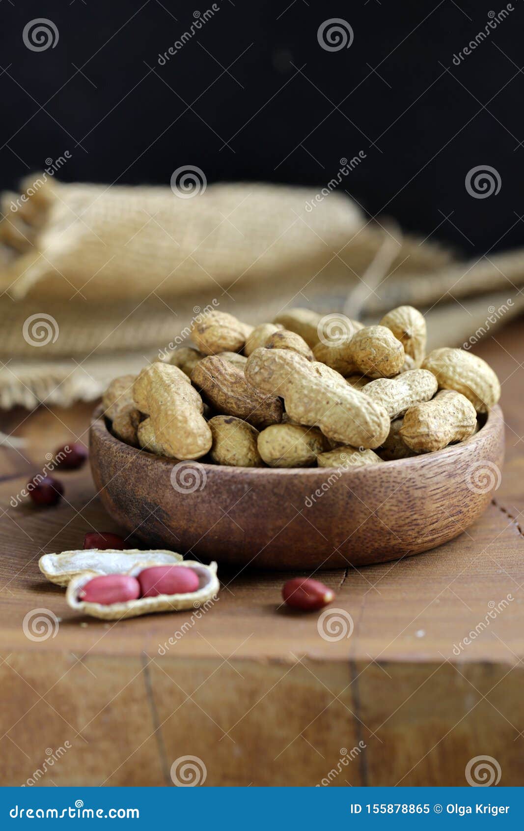 Natural organic peanuts stock image. Image of nutrition - 155878865