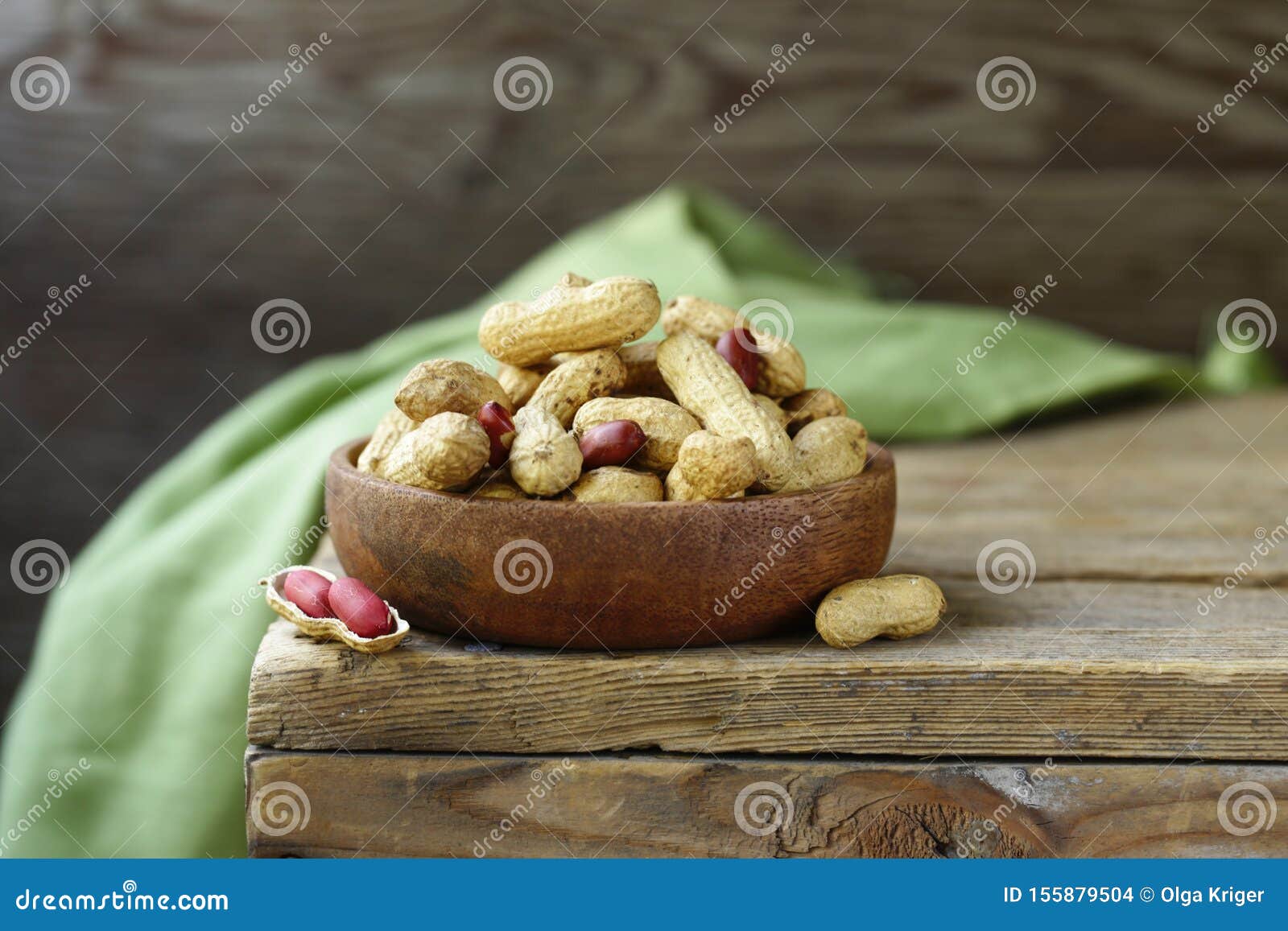 Natural organic peanuts stock photo. Image of organic - 155879504