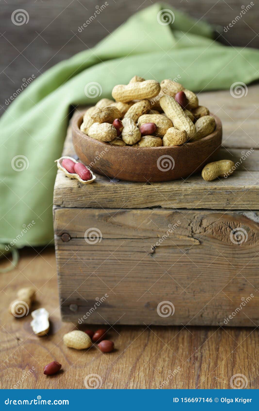 Natural organic peanuts stock photo. Image of health - 156697146