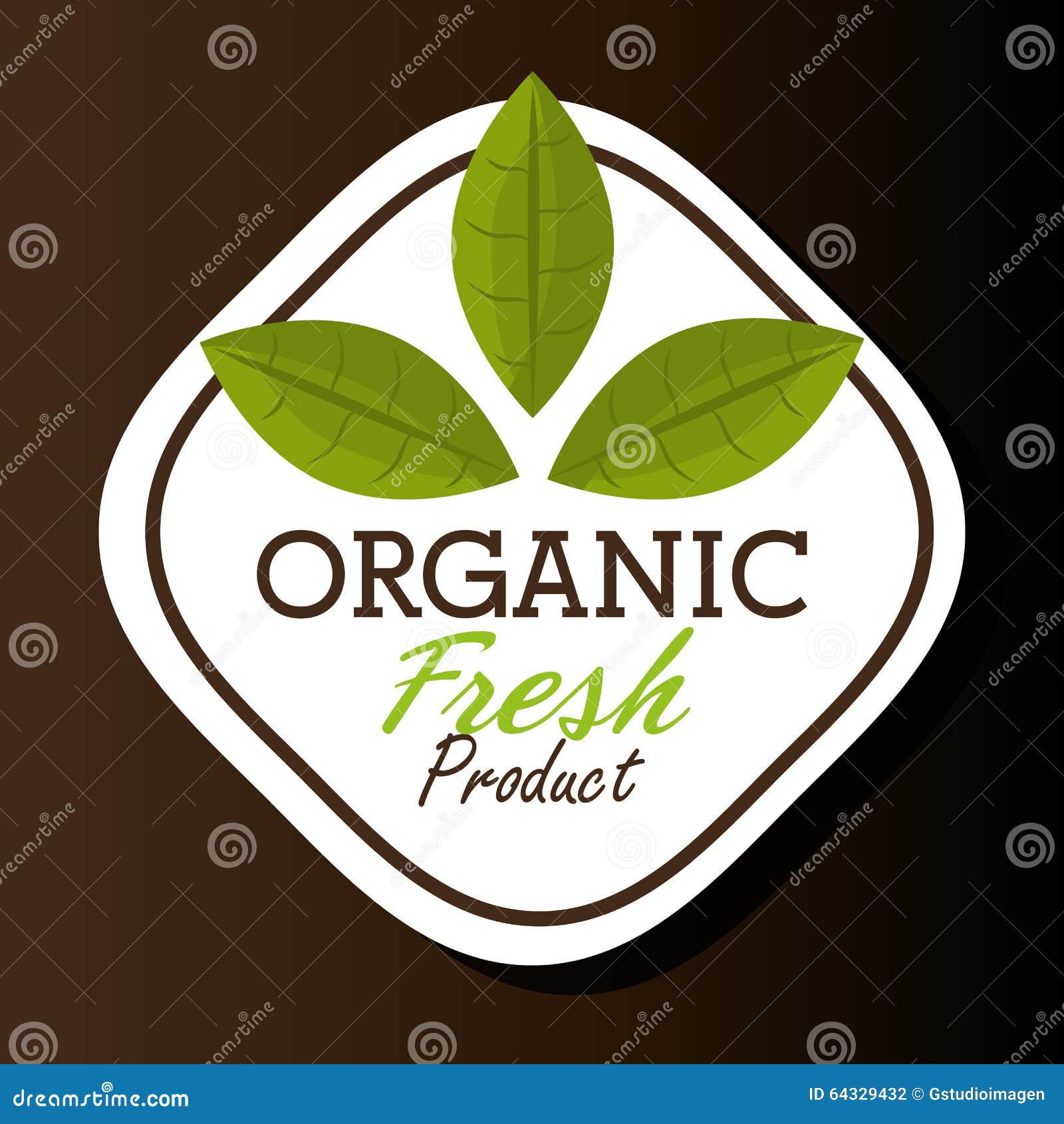 Natural and Organic Product Stock Illustration - Illustration of market ...