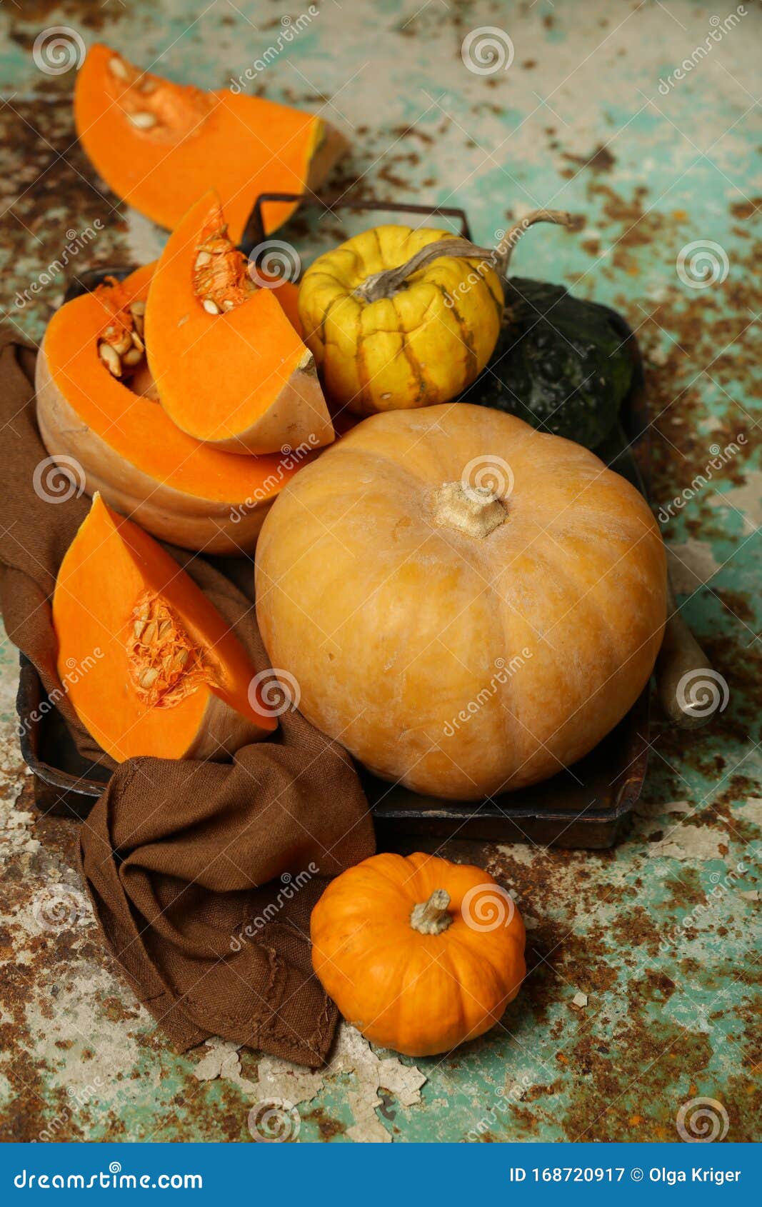Natural organic pumpkins stock image. Image of nature - 168720917