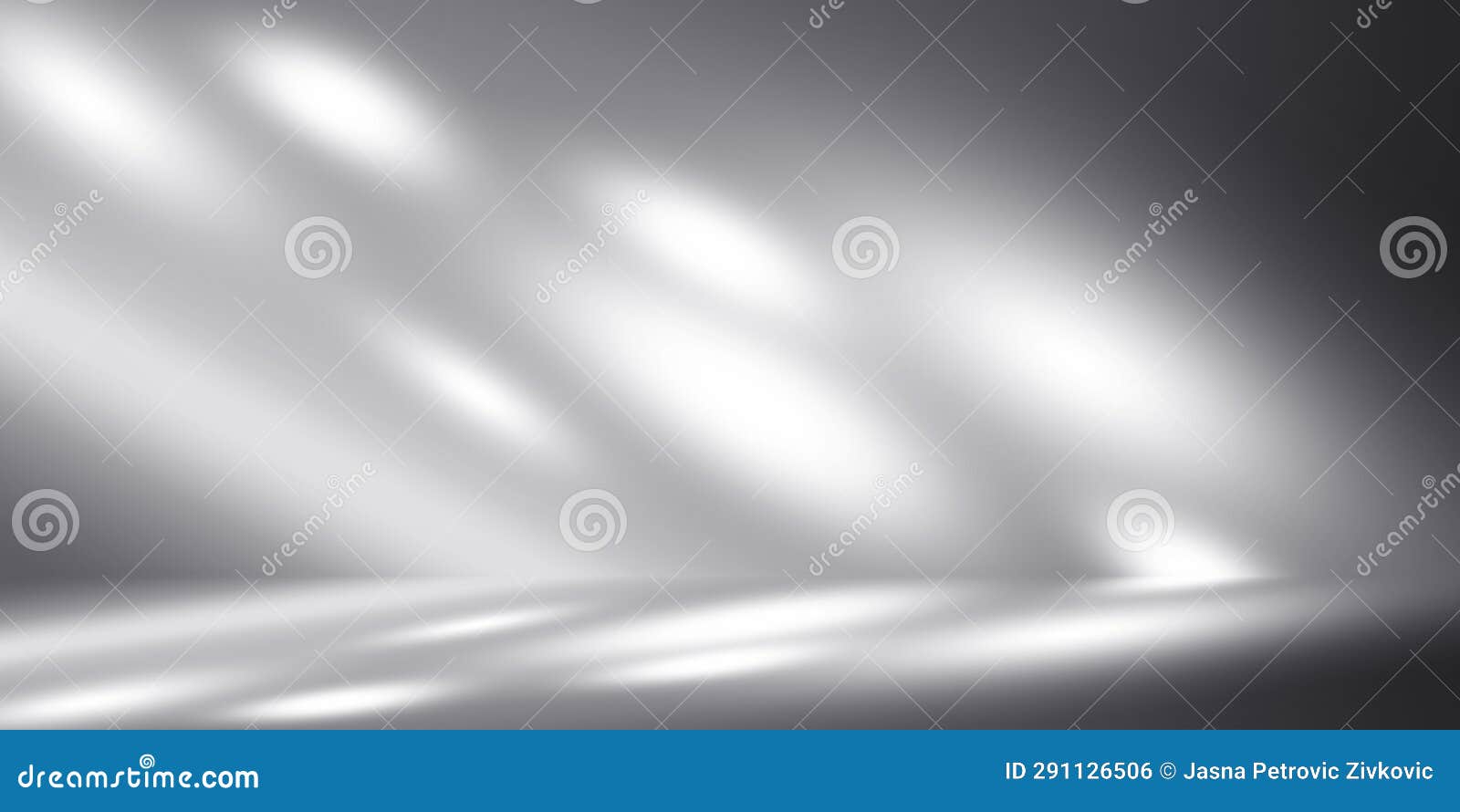 Natural Organic Shadow from Window in Room Overlay on Silver Grey ...