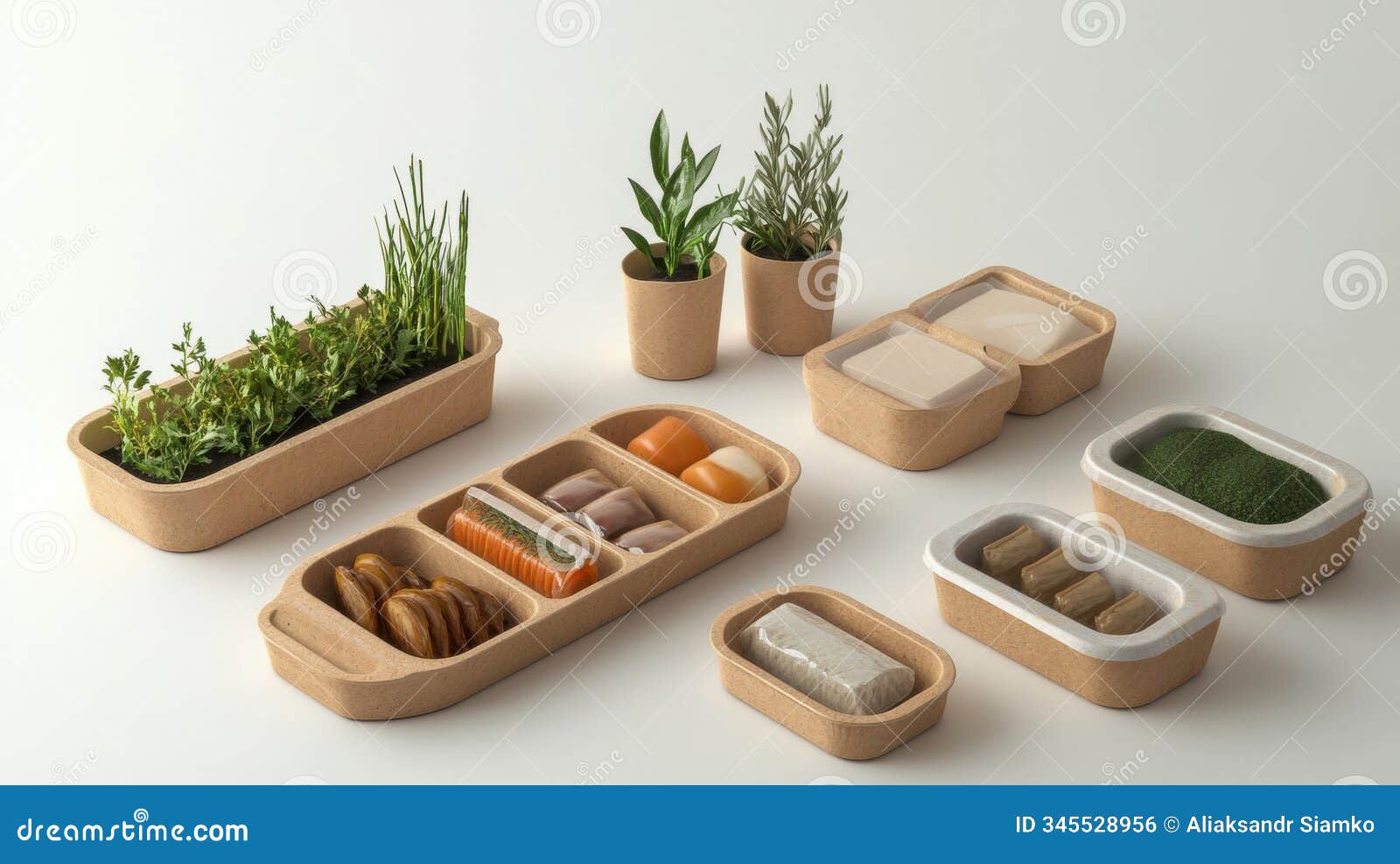 Biodegradable Materials In Natural Decomposition Process Royalty-Free ...