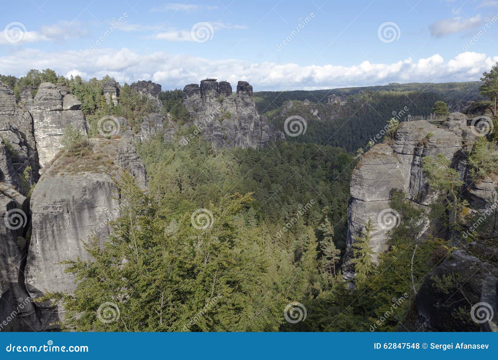 Natural Park Bastei. Saxony. Germany. Stock Photo - Image of beauty ...