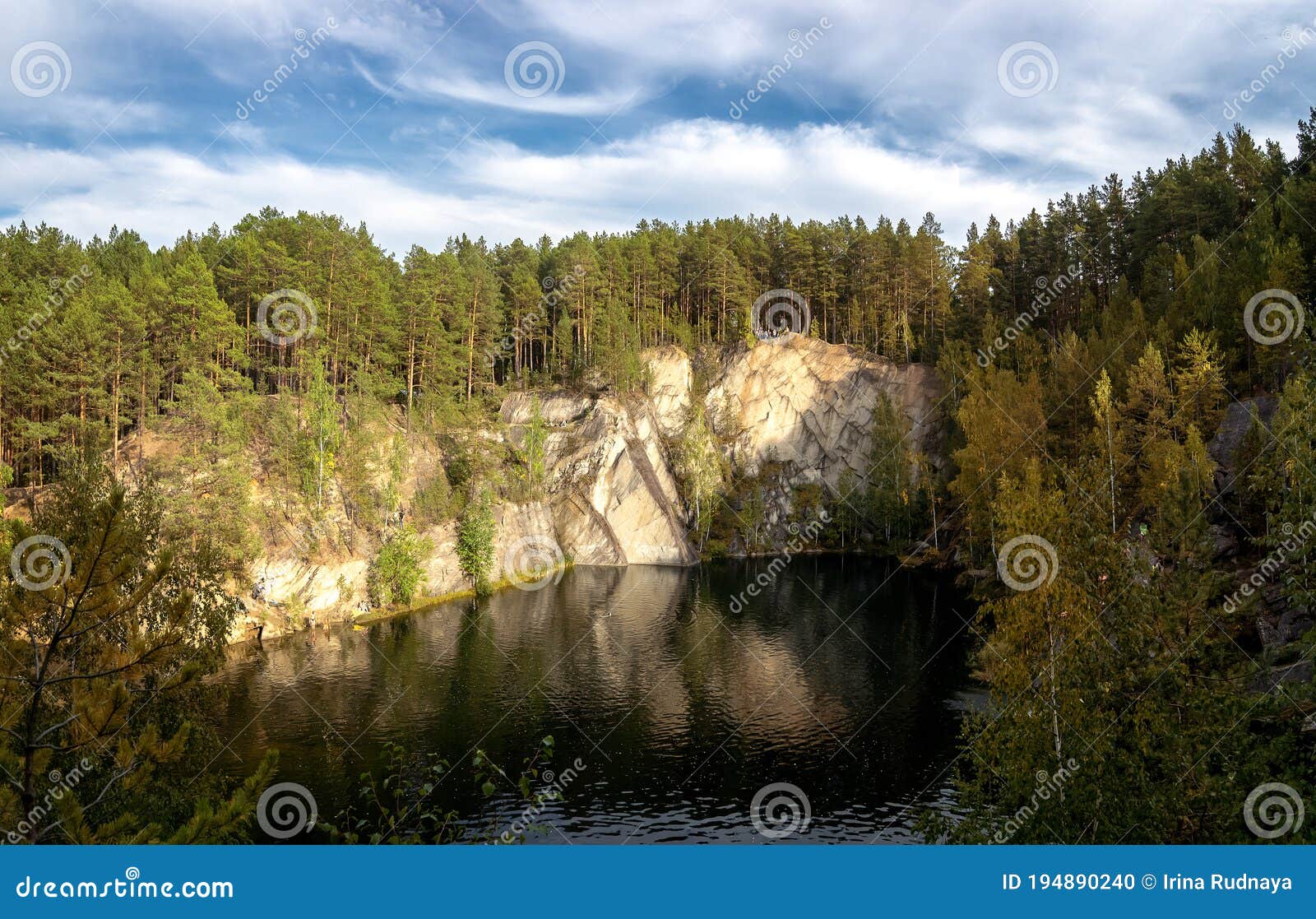 Natural Park of the Ural Talc Stone, Russia, Ural Stock Photo - Image ...