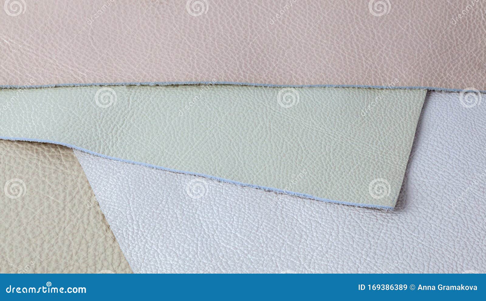 Natural Pastel Colors Leather Textures Samples Stock Image - Image of ...