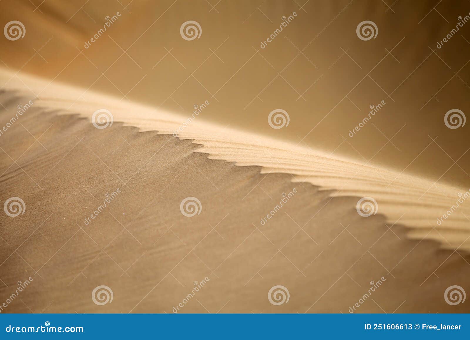 Natural Pattern of the Sand Dune in the Desert in Dubai. Closeup Macro ...